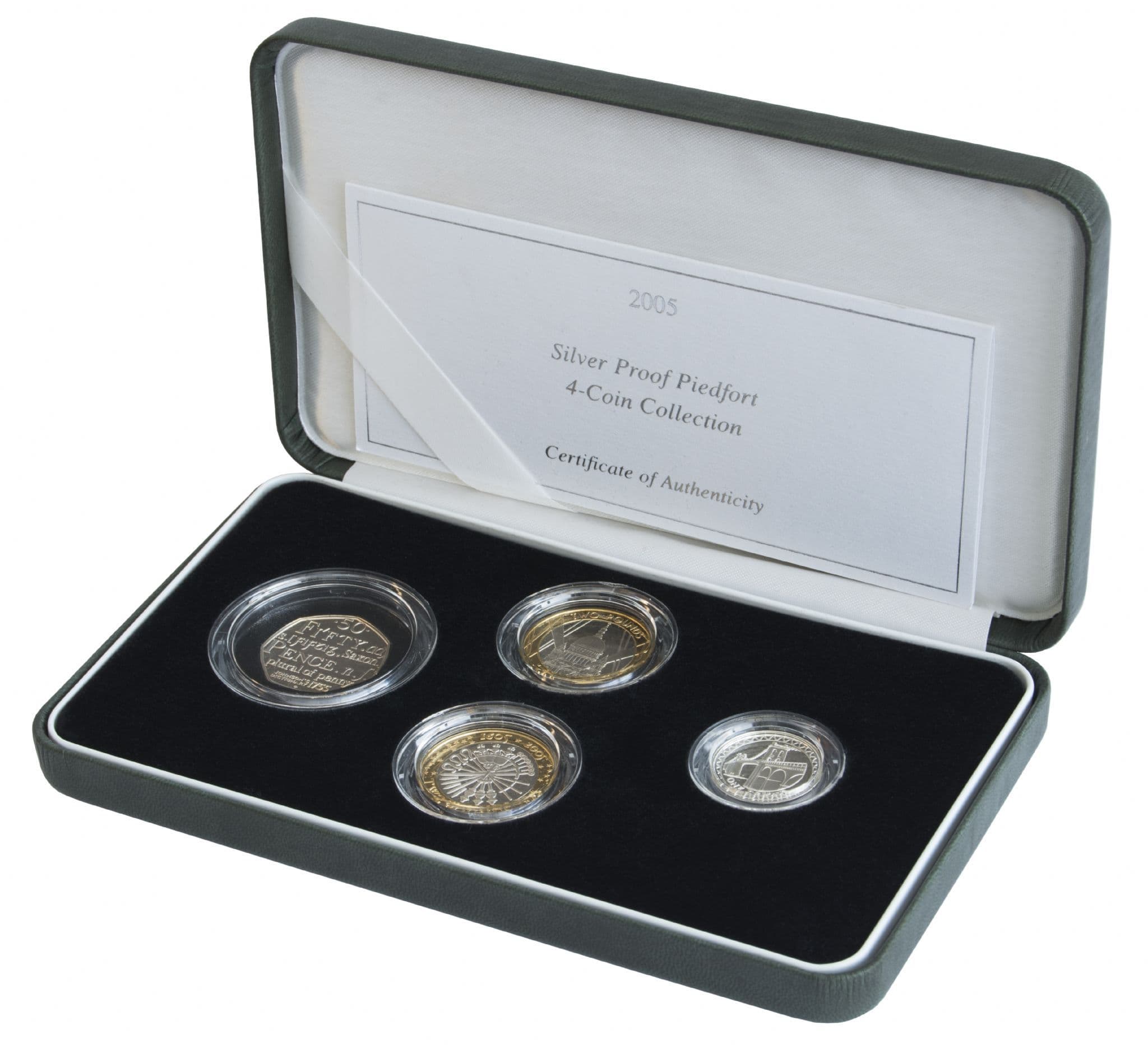 2005 Piedfort Coin Collection 4 Coin Collection for sale – English Coin ...
